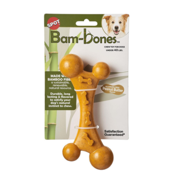 Spot Juguete Bam-Bones Nubby Bon Mantequilla Mani 7 | Perro Caffé